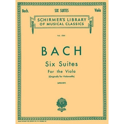 Bach - Six Suites for Viola - Logans Pianos