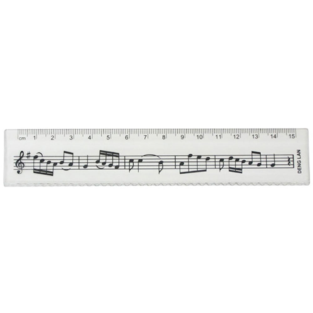 Ruler - 15cm Musical Notes - Logans Pianos